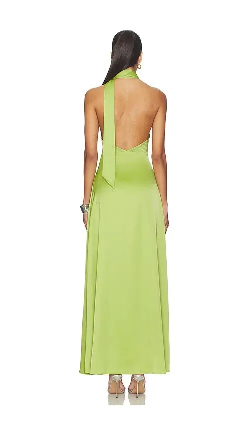 MORE TO COME Dolana Maxi Dress - Chartreuse