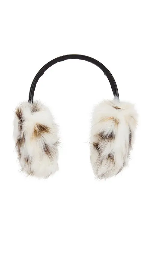 Apparis Esme Snow Leopard Earmuffs - Blanc Multi