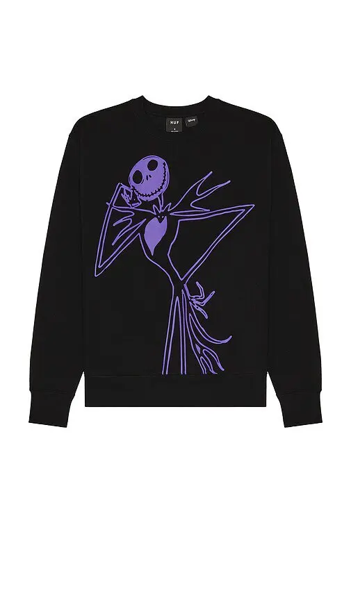HUF X The Nightmare Before Christmas Jack Skellington Crew Sweatshirt