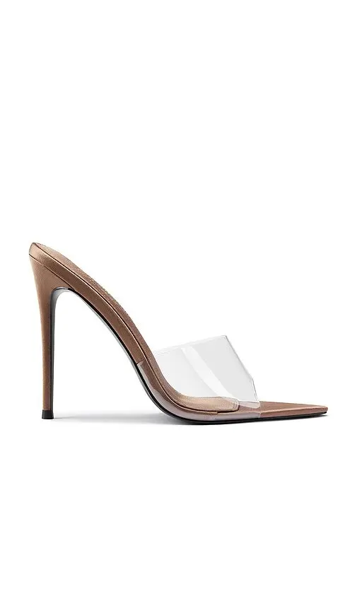 Femme La Gianni Satin Mule - Mocha