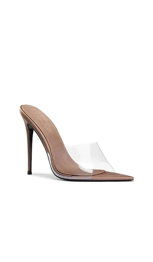 Femme La Gianni Satin Mule - Mocha