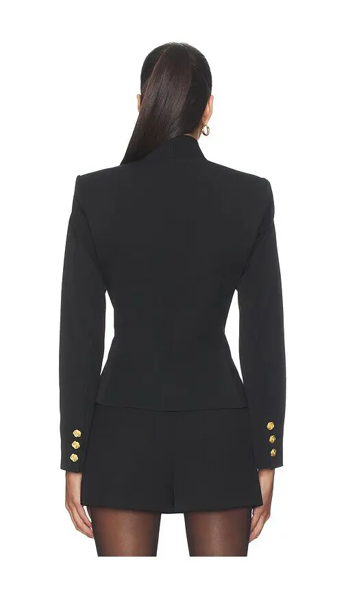 L'Agence Romy Tie Neck Blazer