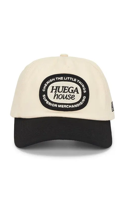 HUEGA HOUSE Icon Hat - Black & Natural