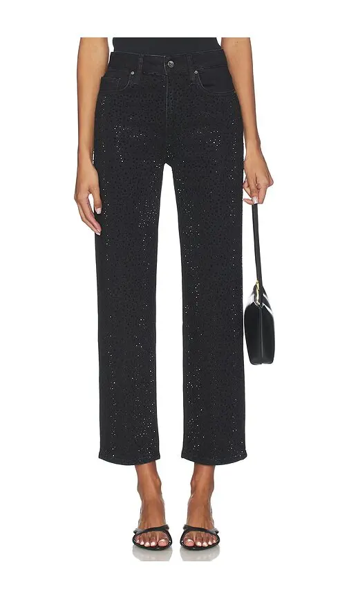 Paige Stevie Ankle Jeans - Interstellar Embellished