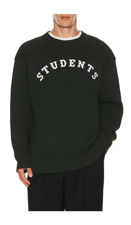 STUDENTS GOLF Oakridge Knit Crew Sweater