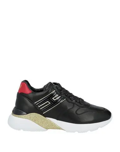 Hogan Leather Low-top Sneakers - Black
