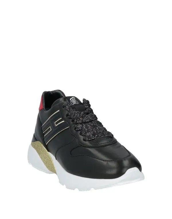 Hogan Leather Low-top Sneakers - Black