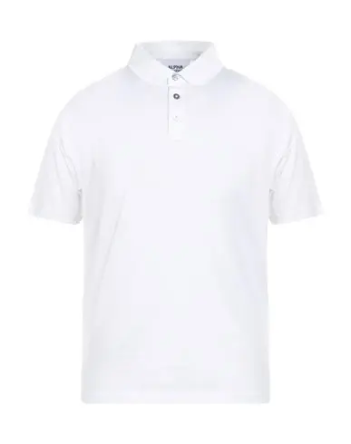 Alpha Studio Polo Shirt Size Cotton - White