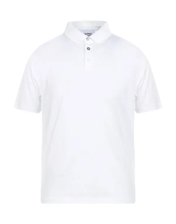 Alpha Studio Polo Shirt Size Cotton - White