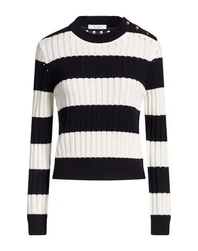 Max Mara Wool And Cashmere Striped Sweater - Blue