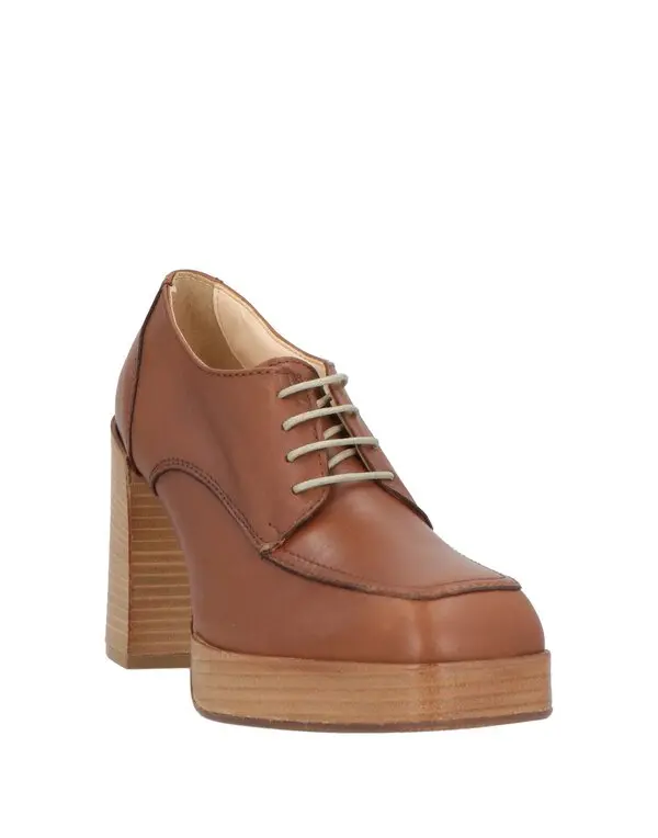 NOA A. Lace-up Leather Shoes - Brown