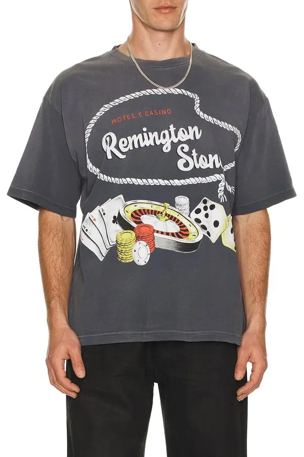 REMINGTON STONE Casino Tee - Navy