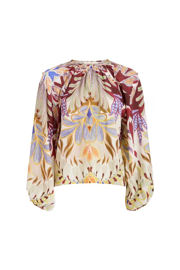 MARIE OLIVER Arabella Printed Blouse - Tranquility
