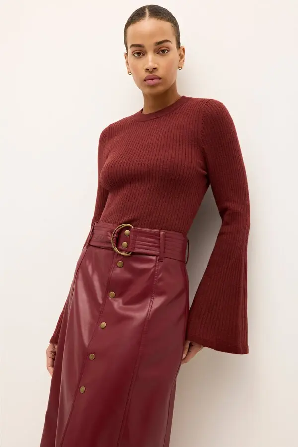 MARIE OLIVER Carrey Top - Rust