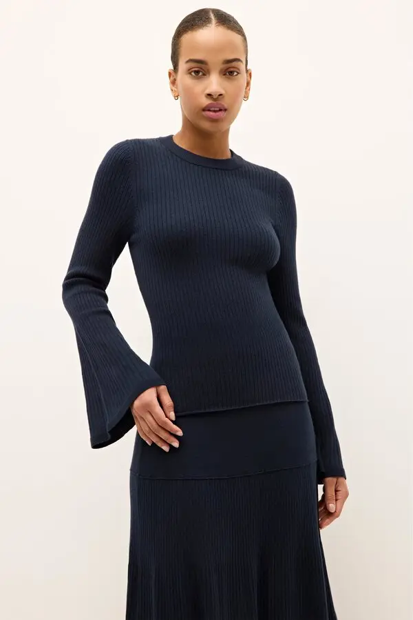 MARIE OLIVER Carrey Top - Navy