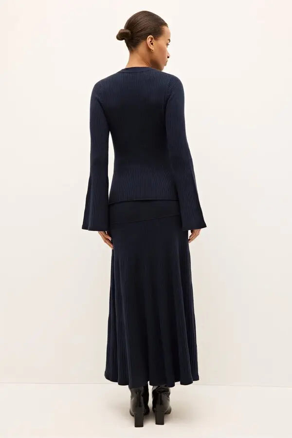 MARIE OLIVER Carrey Top - Navy