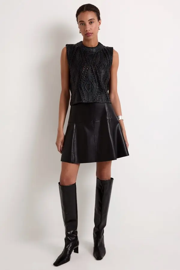 MARIE OLIVER Crawford A-line Mini Skirt