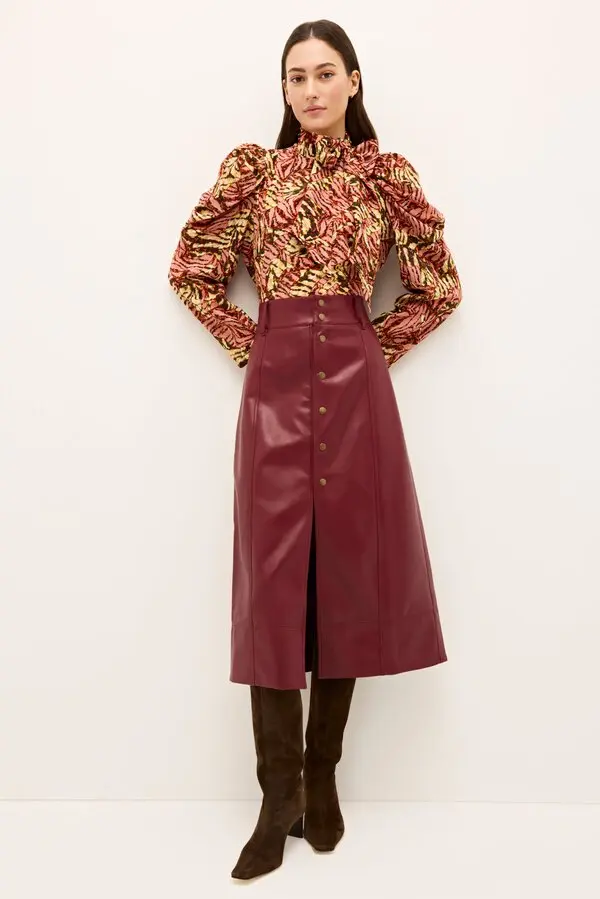 MARIE OLIVER Gabriella Blouse - Lynx