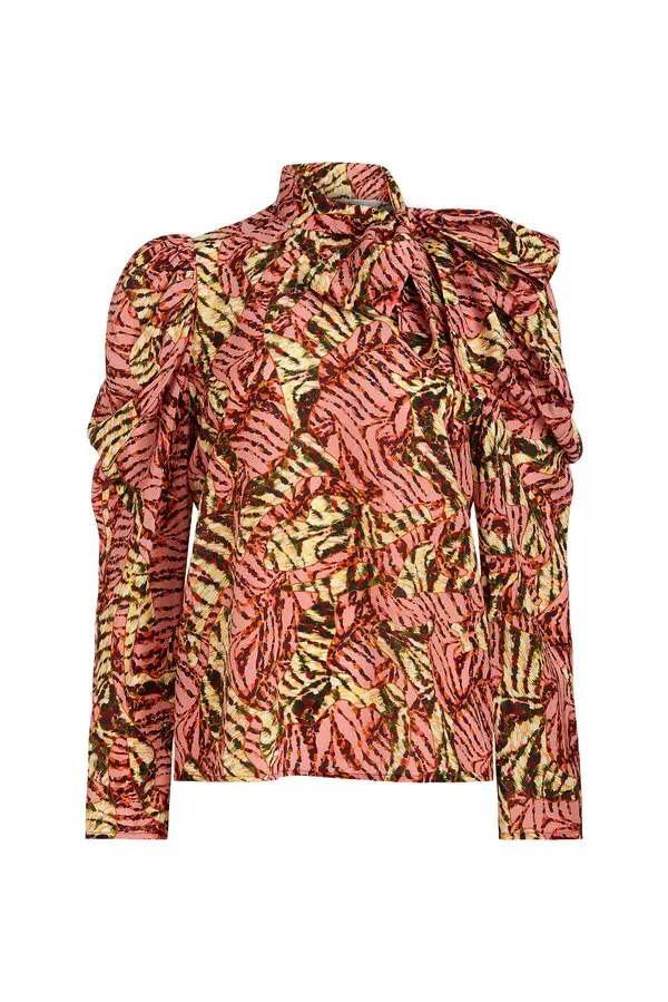 MARIE OLIVER Gabriella Blouse - Lynx