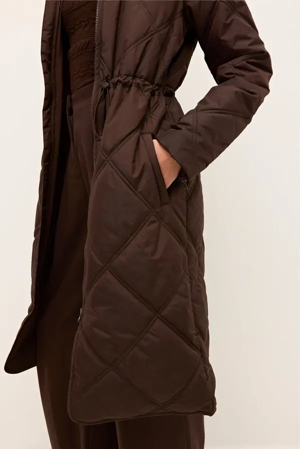 MARIE OLIVER Aiden Quilted Coat