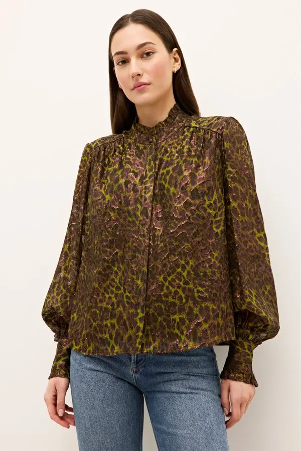 MARIE OLIVER Montana Blouse - Grasslands