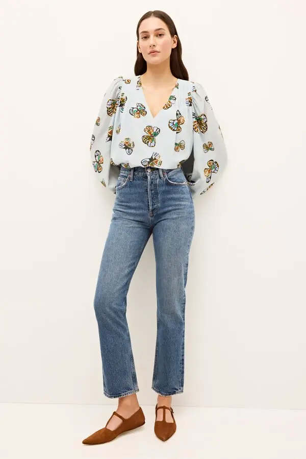 MARIE OLIVER Rosalind Printed Blouse