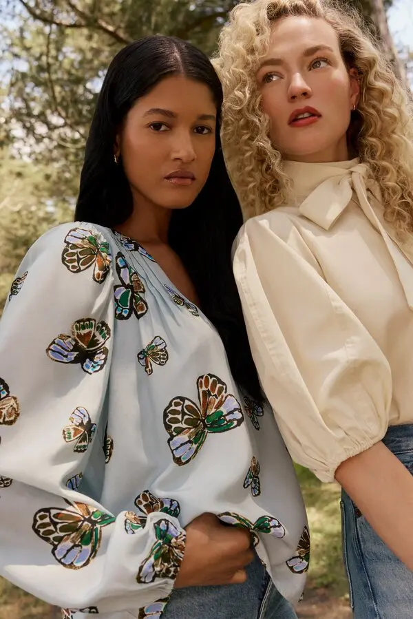 MARIE OLIVER Rosalind Printed Blouse