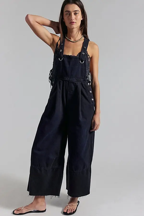 Free People We The Free Rambler Overalls - Heirloom
