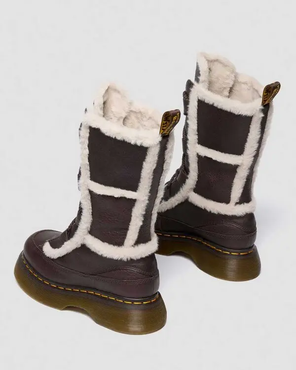 Dr. Martens Buzz Lace-up Leather Boots - Brown