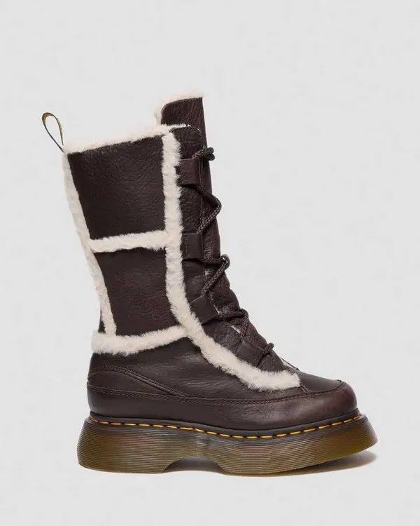 Dr. Martens Buzz Lace-up Leather Boots - Brown
