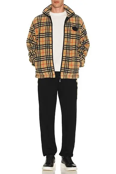 Burberry Stephan Side Check Sweatpant