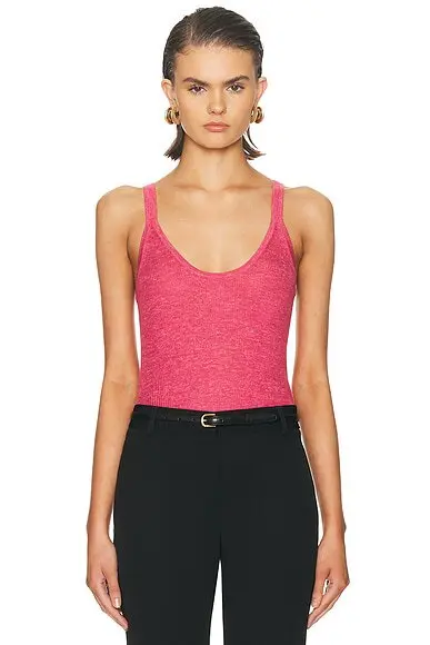 Gabriela Hearst Cinxia Tank Top - Fuchsia