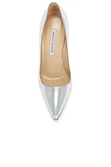 Manolo Blahnik Bb 105 Pump In Metallic