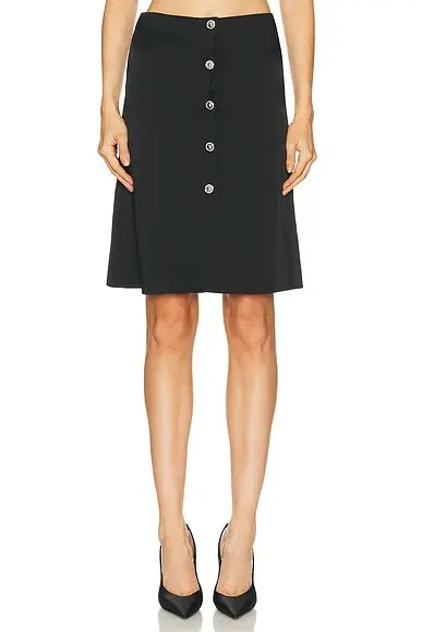 Versace Satin Mini Skirt
