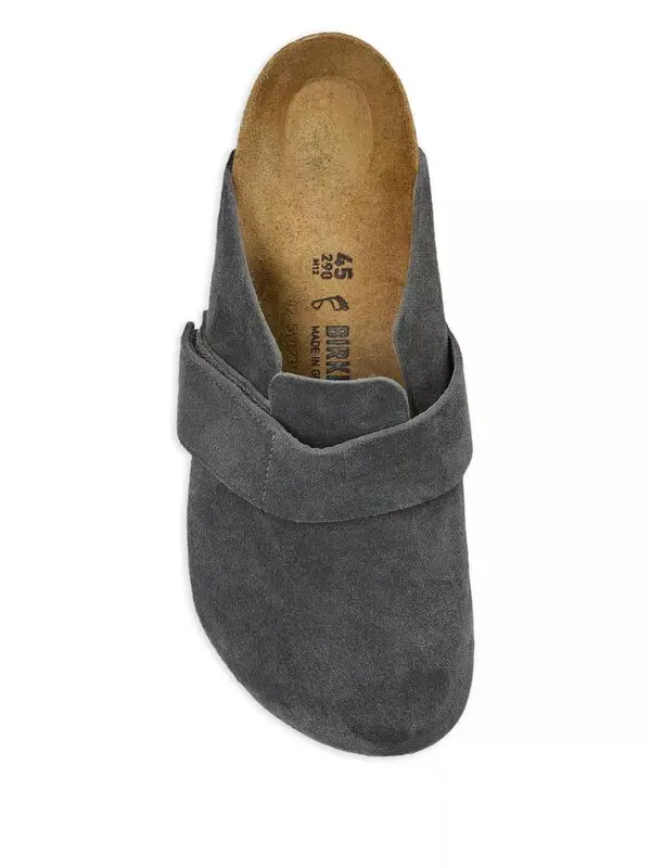 BIRKENSTOCK Loma Suede Mules - Grey