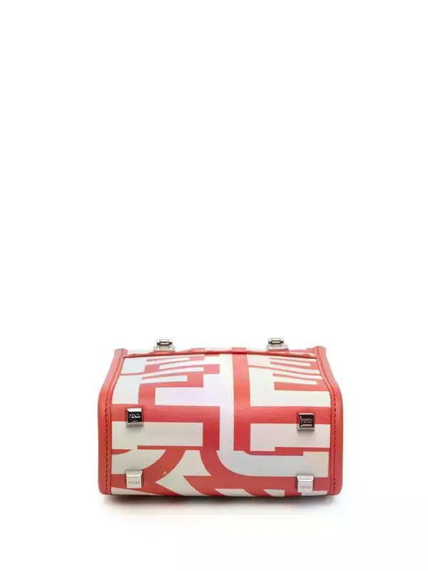 Fendi Mini Leather Sunshine Shopper Tote Satchel