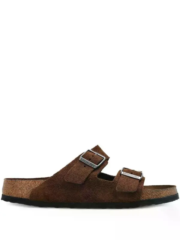 BIRKENSTOCK Arizona Suede Sandals - Brown