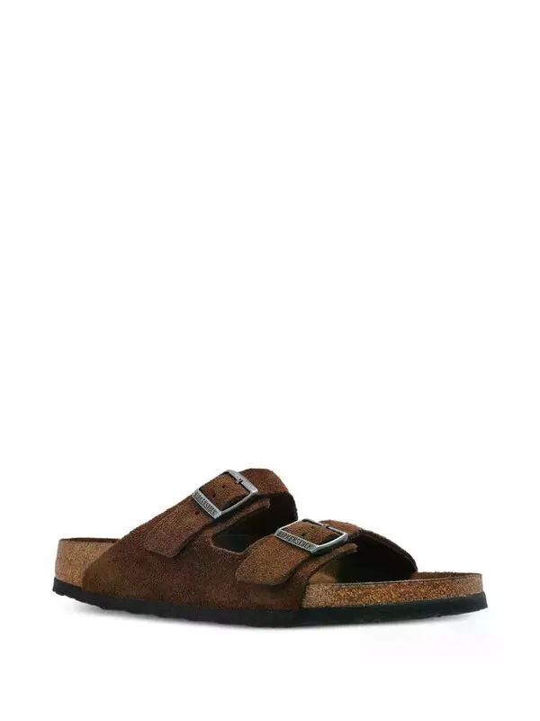BIRKENSTOCK Arizona Suede Sandals - Brown