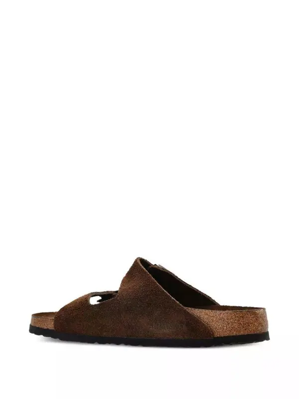 BIRKENSTOCK Arizona Suede Sandals - Brown