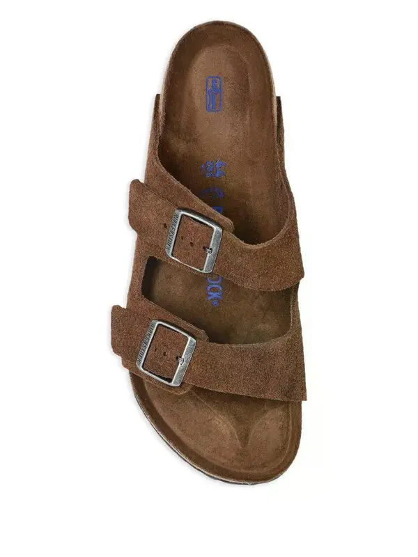 BIRKENSTOCK Arizona Suede Sandals - Brown