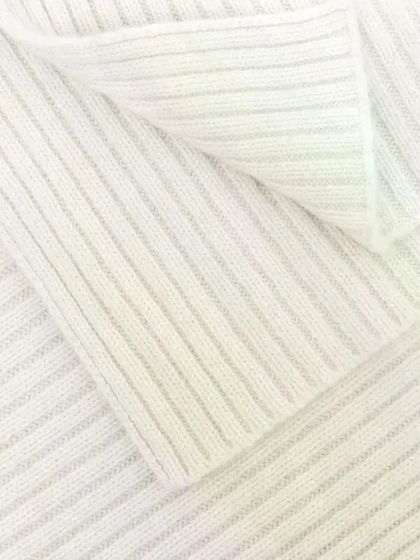 N.peal Short Rib-knit Scarf