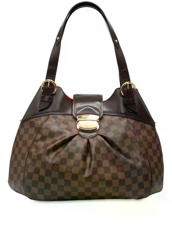LOUIS VUITTON Damier Ebene Sistina Gm Shoulder Bag