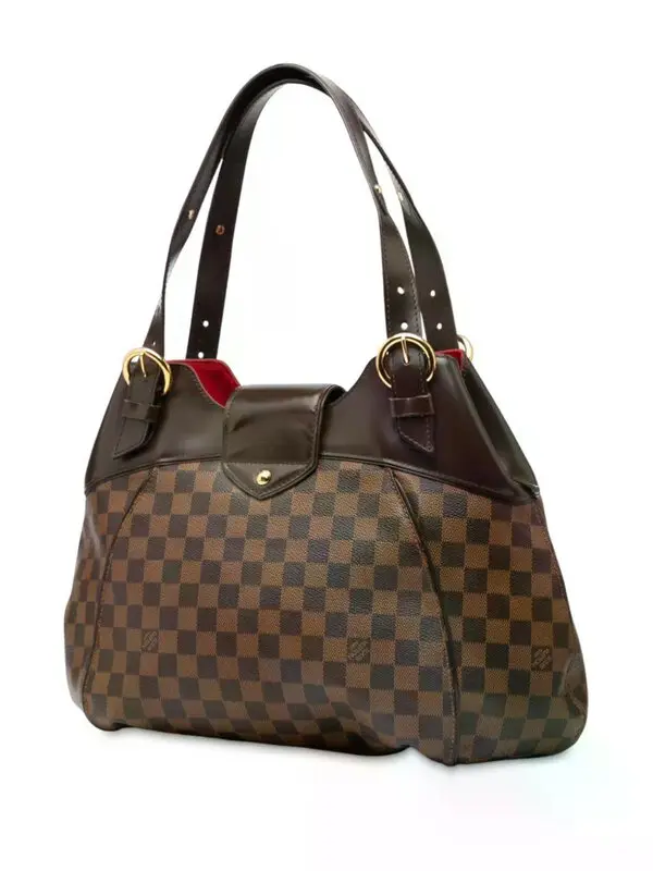 LOUIS VUITTON Damier Ebene Sistina Gm Shoulder Bag