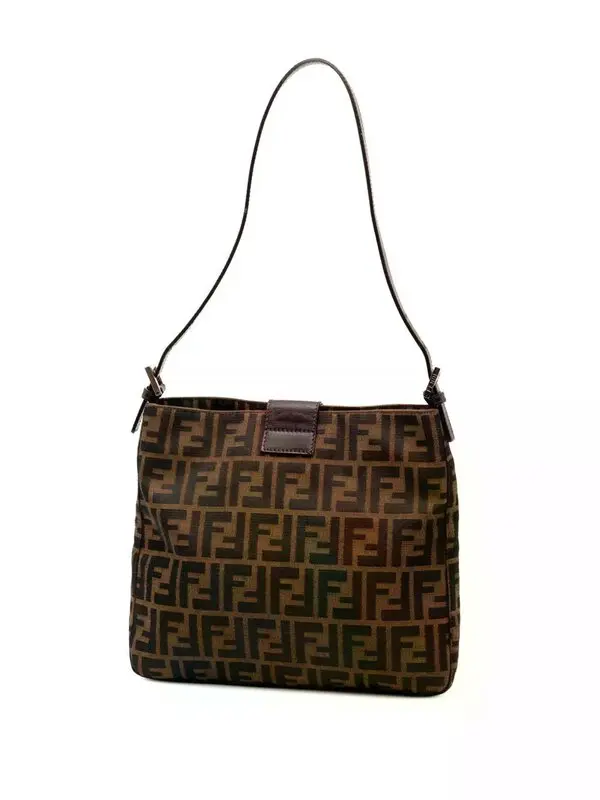 Fendi Zucca Canvas Shoulder Bag