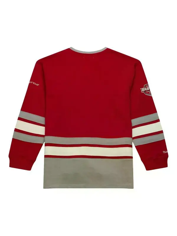 Mitchell & Ness Detroit Wings Lace-up Pullover - Red