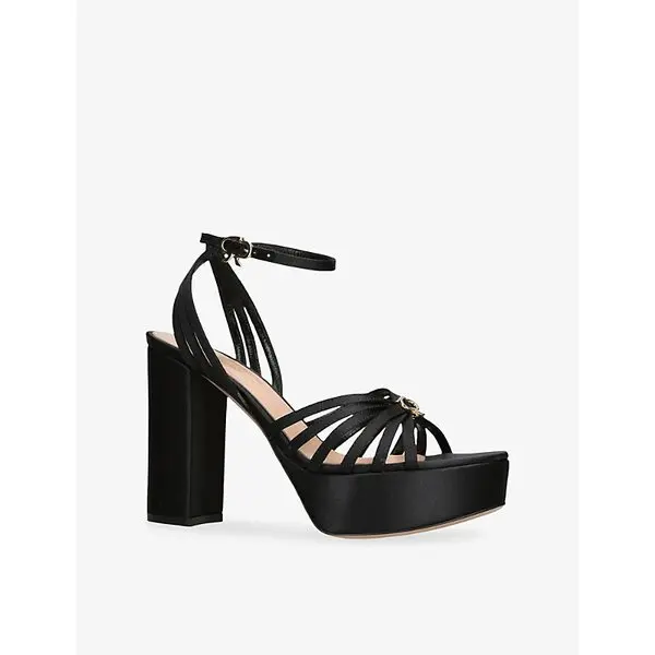GIANVITO ROSSI Rita Heeled Sandals - Black