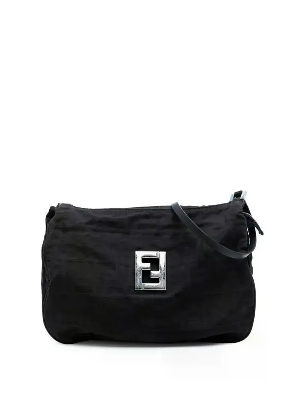 Fendi 2000-2010 Zucca Canvas Shoulder Bag