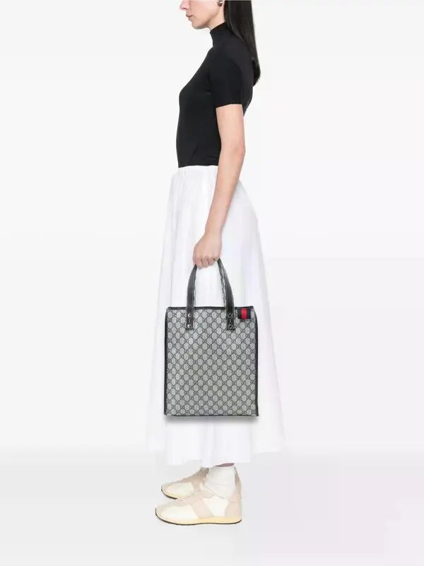 Gucci Gg Supreme Web Tote