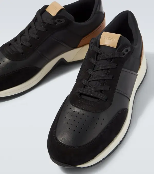 TOD'S Leather Sneakers - Black