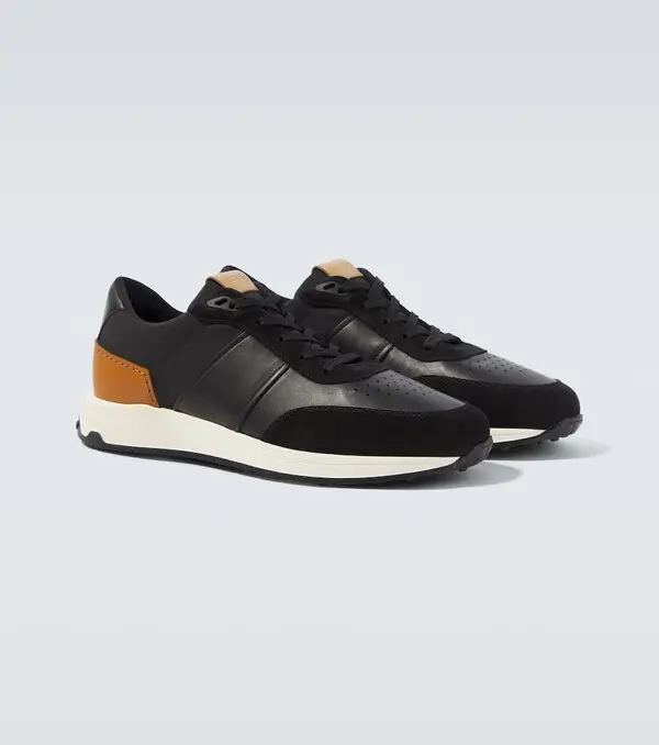 TOD'S Leather Sneakers - Black